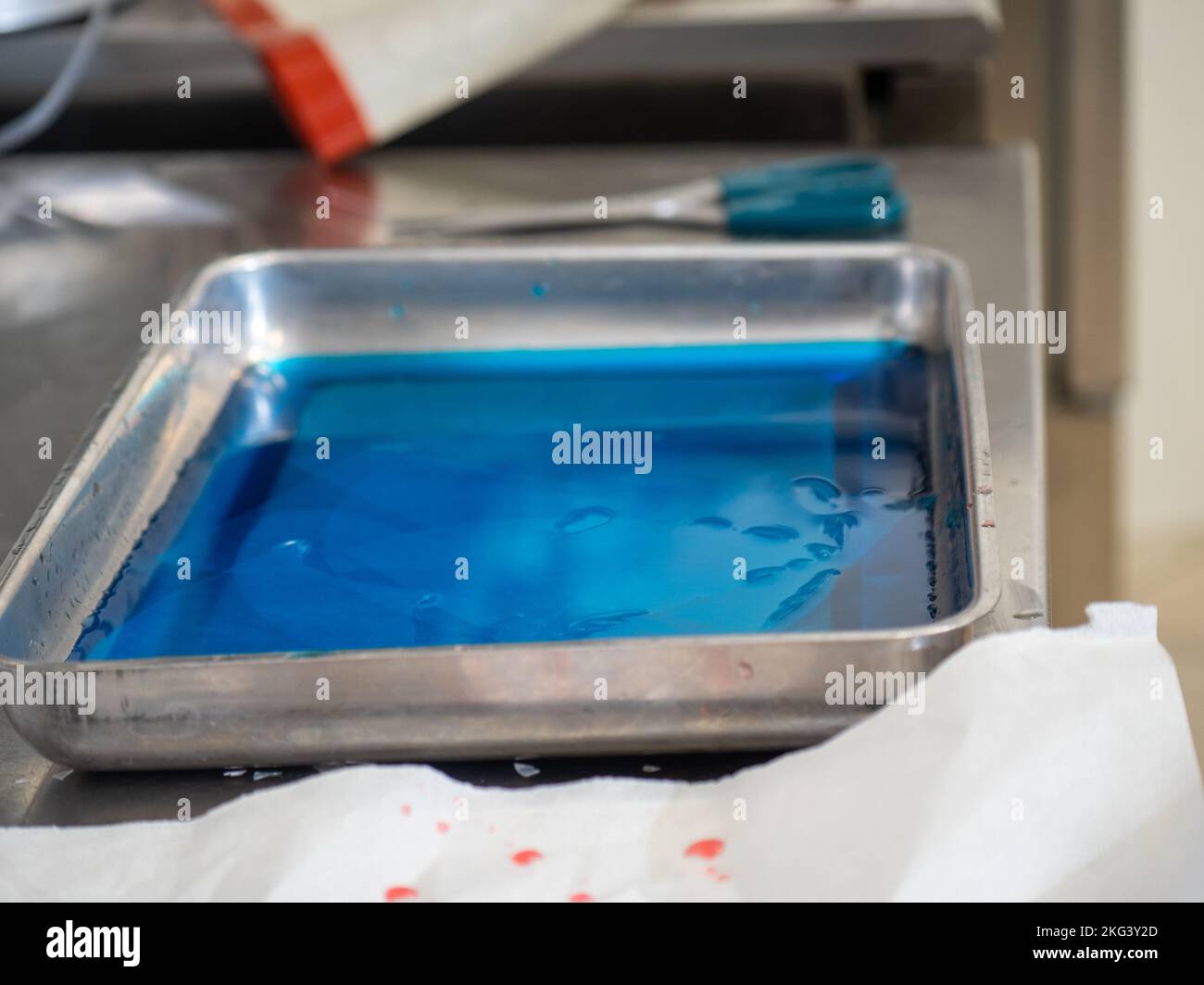 Rice paper sails cake toppers made with rice papers soaking in water ...