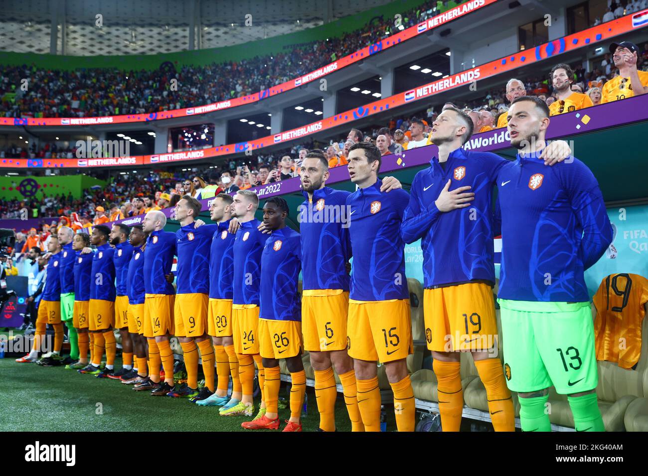 Doha, football, FIFA World Cup 2022, Senegal. 21st Nov, 2022 ...