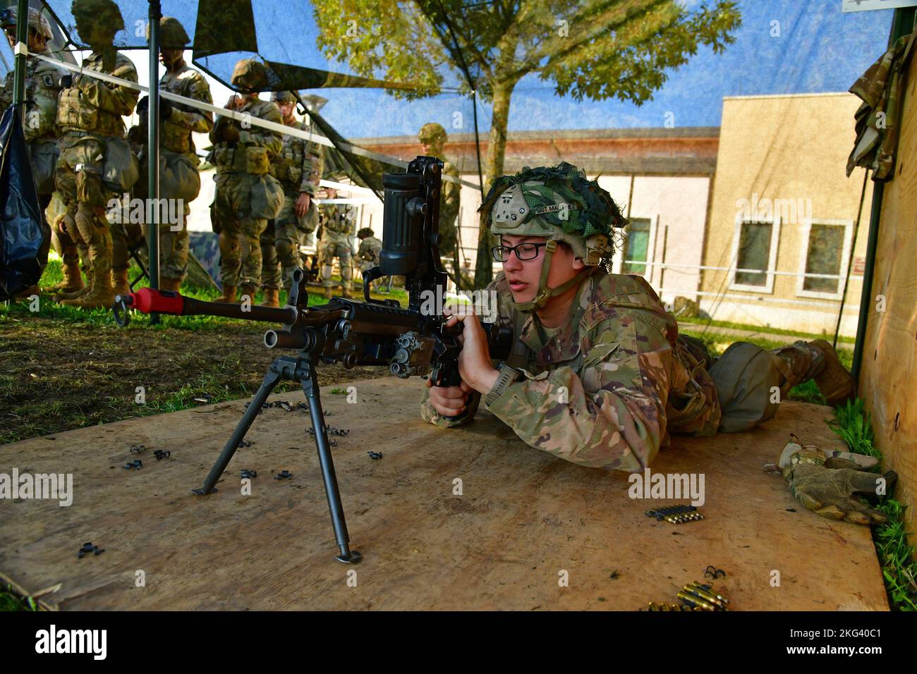 A U.S. Army Paratrooper assigned to the assigned to the 173rd Airborne ...
