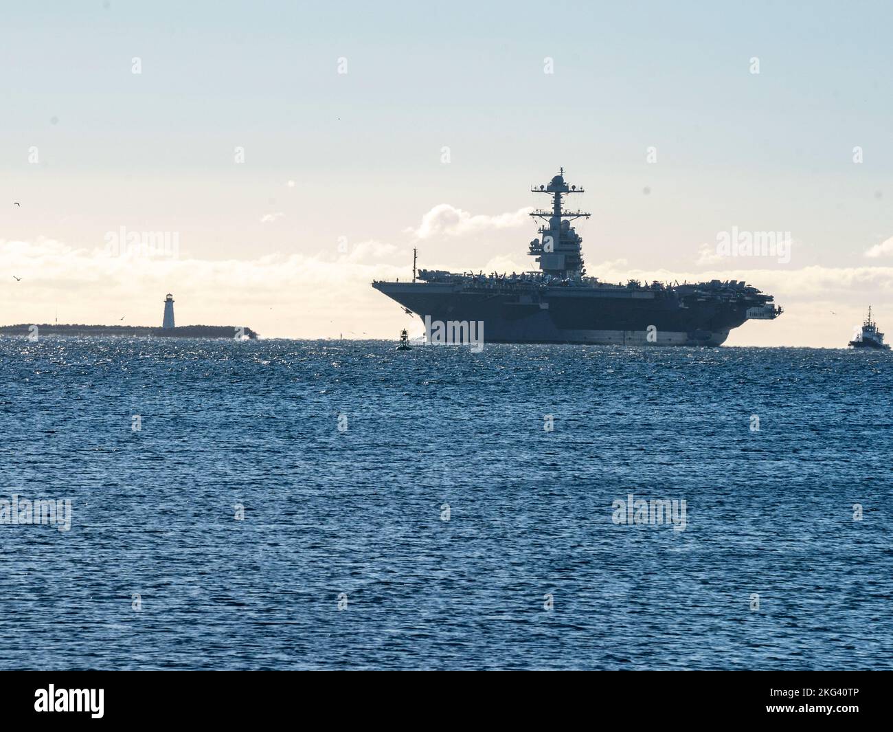 HALIFAX, Nova Scotia (Oct. 28, 2022) – The flagship of the USS Gerald R ...