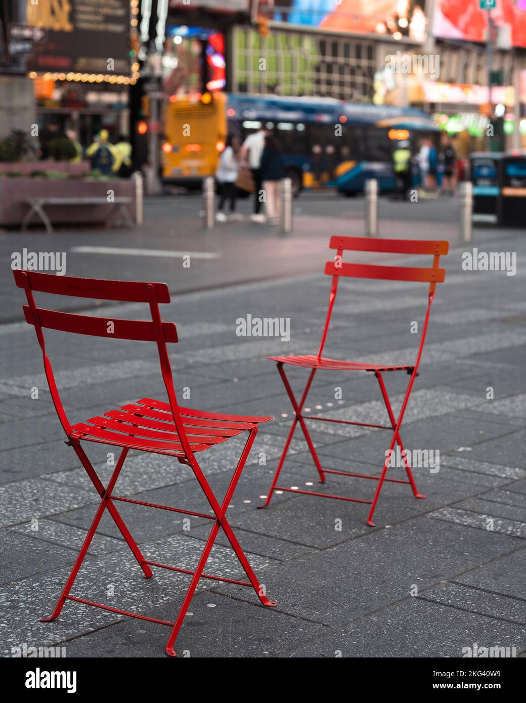 Two red chairs hi-res stock photography and images - Alamy