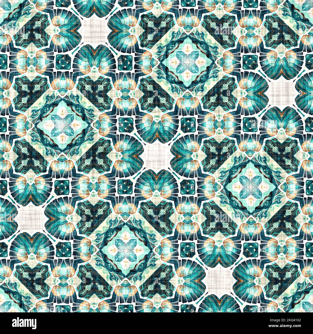 Teal beach house coastal style patchwork pattern tile. Modern nantucket ...