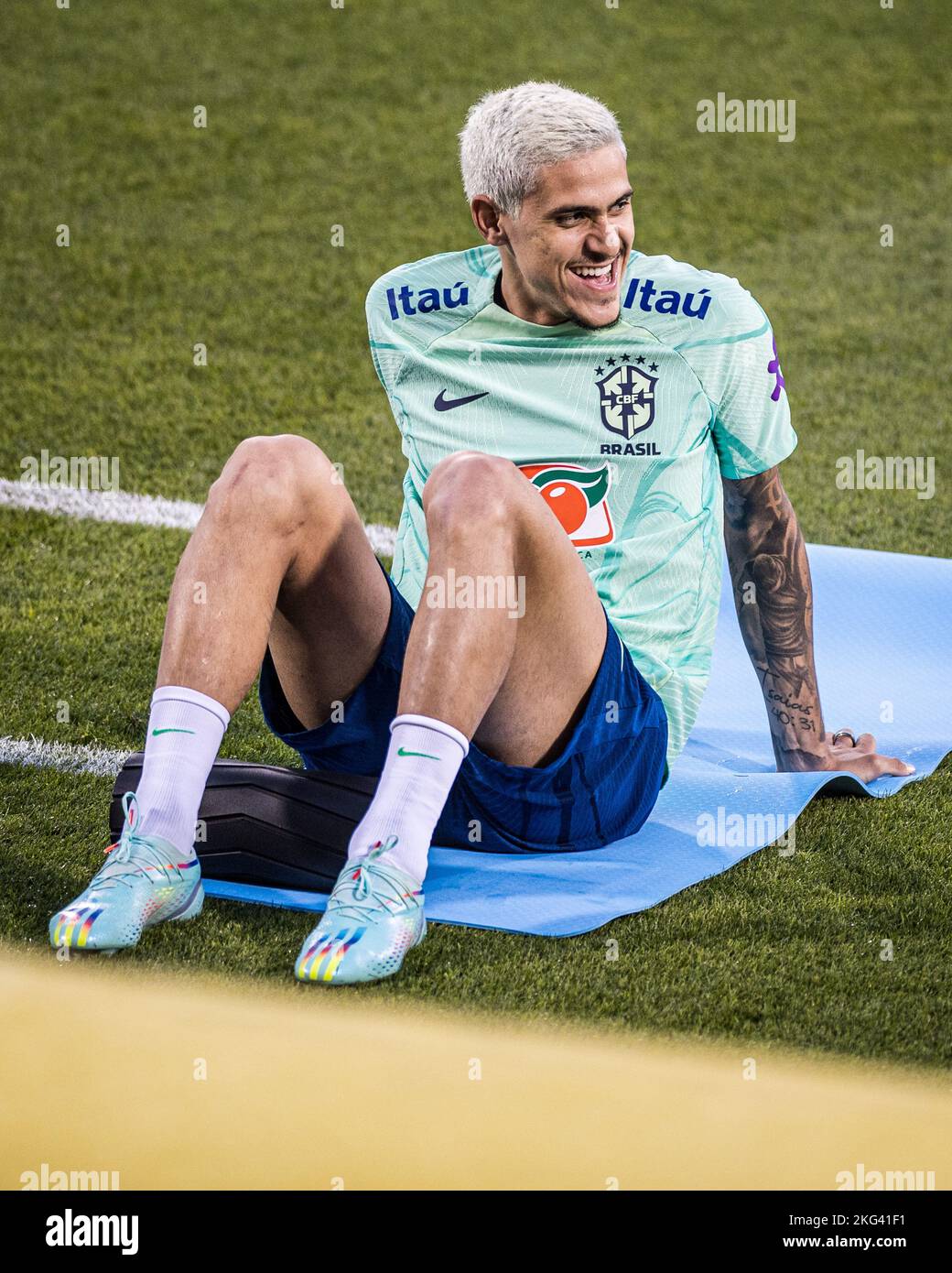 Qatar - 11/21/2022 - WORLD CUP 2022, BRAZILIAN TEAM TRAINING - Pedro ...