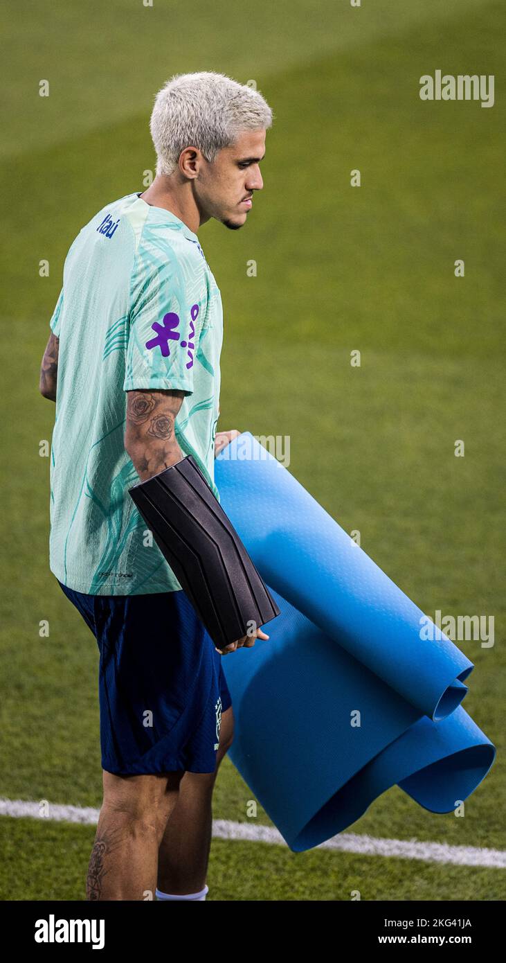 Qatar - 11/21/2022 - WORLD CUP 2022, BRAZILIAN TEAM TRAINING - Pedro ...