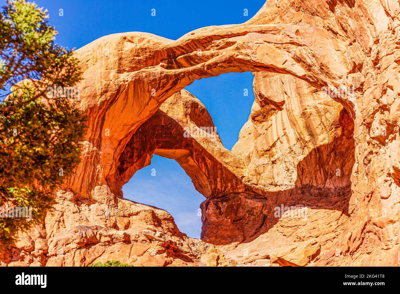 Panoramic picture of natural and geological wonders of Arches national ...