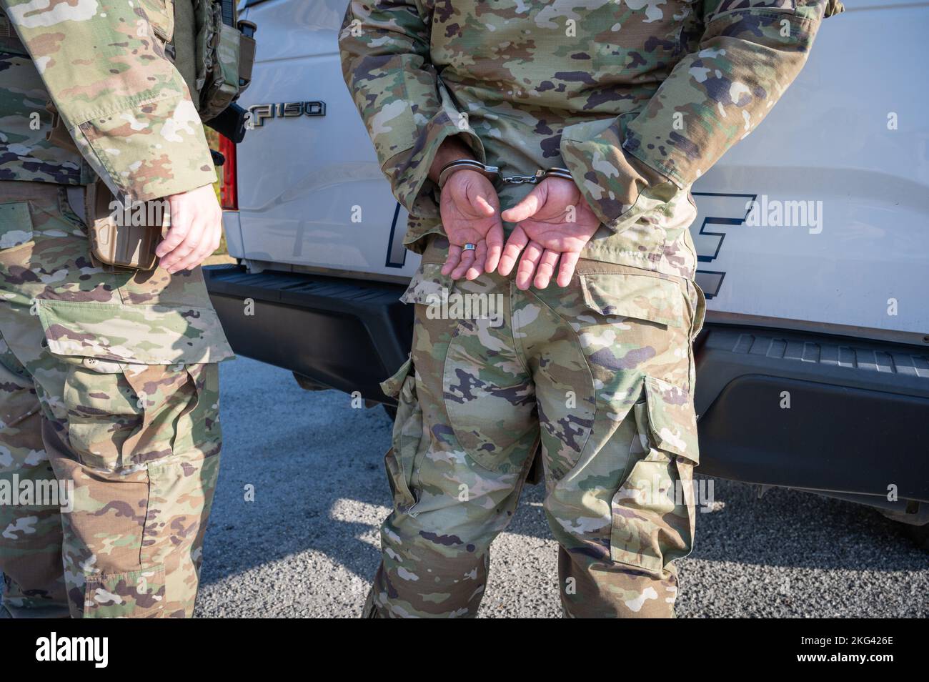 U.S. Air Force Staff Sgt. Chance Martin, a fire team member with the ...
