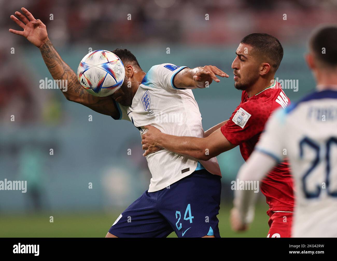 Doha, Catar. 21st Nov, 2022. WILSON Callum of England and HOSSEINI ...