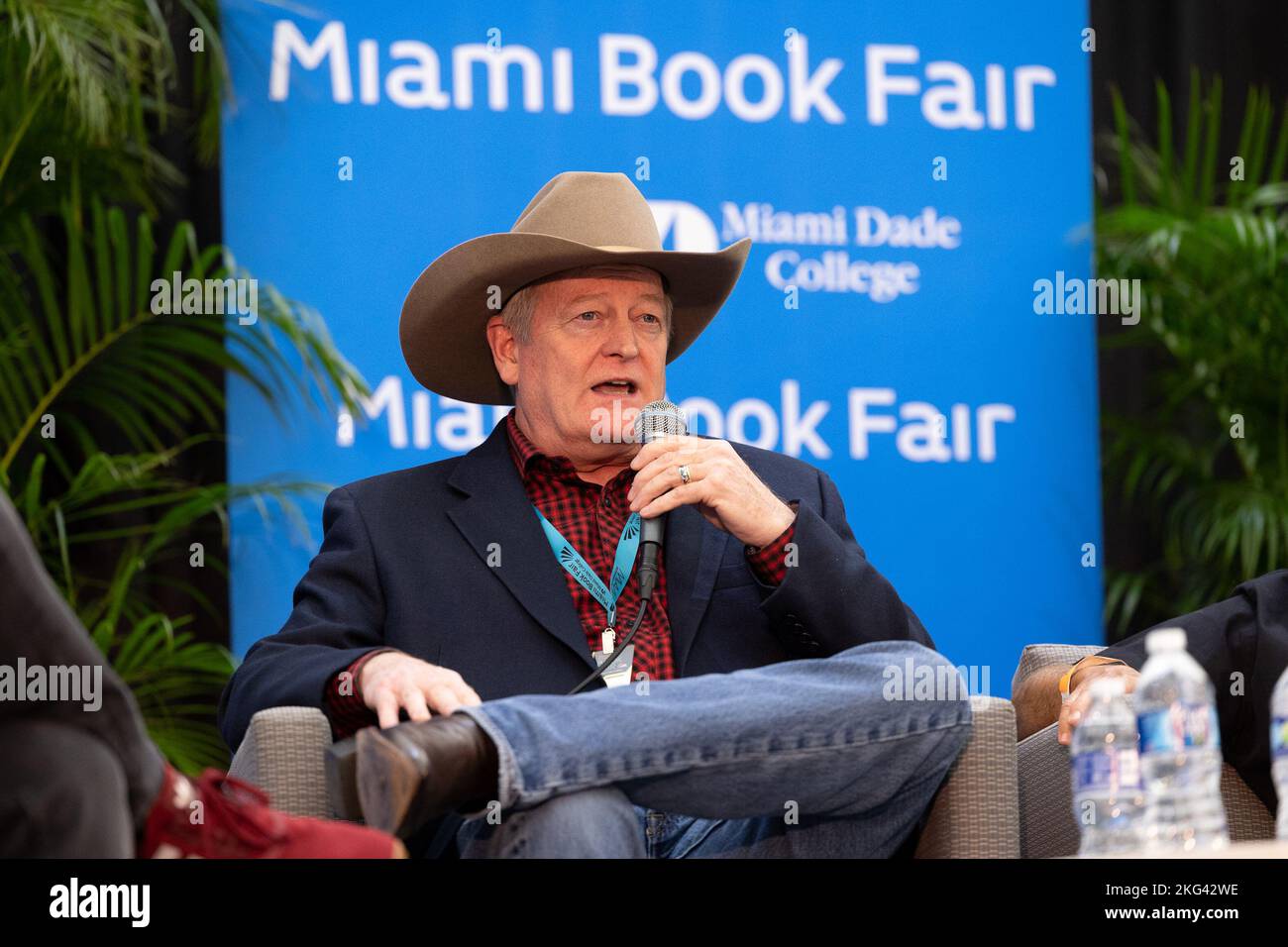 MIAMI, FL-NOV 19: Craig Johnson is seen during the Miami Book Fair on ...