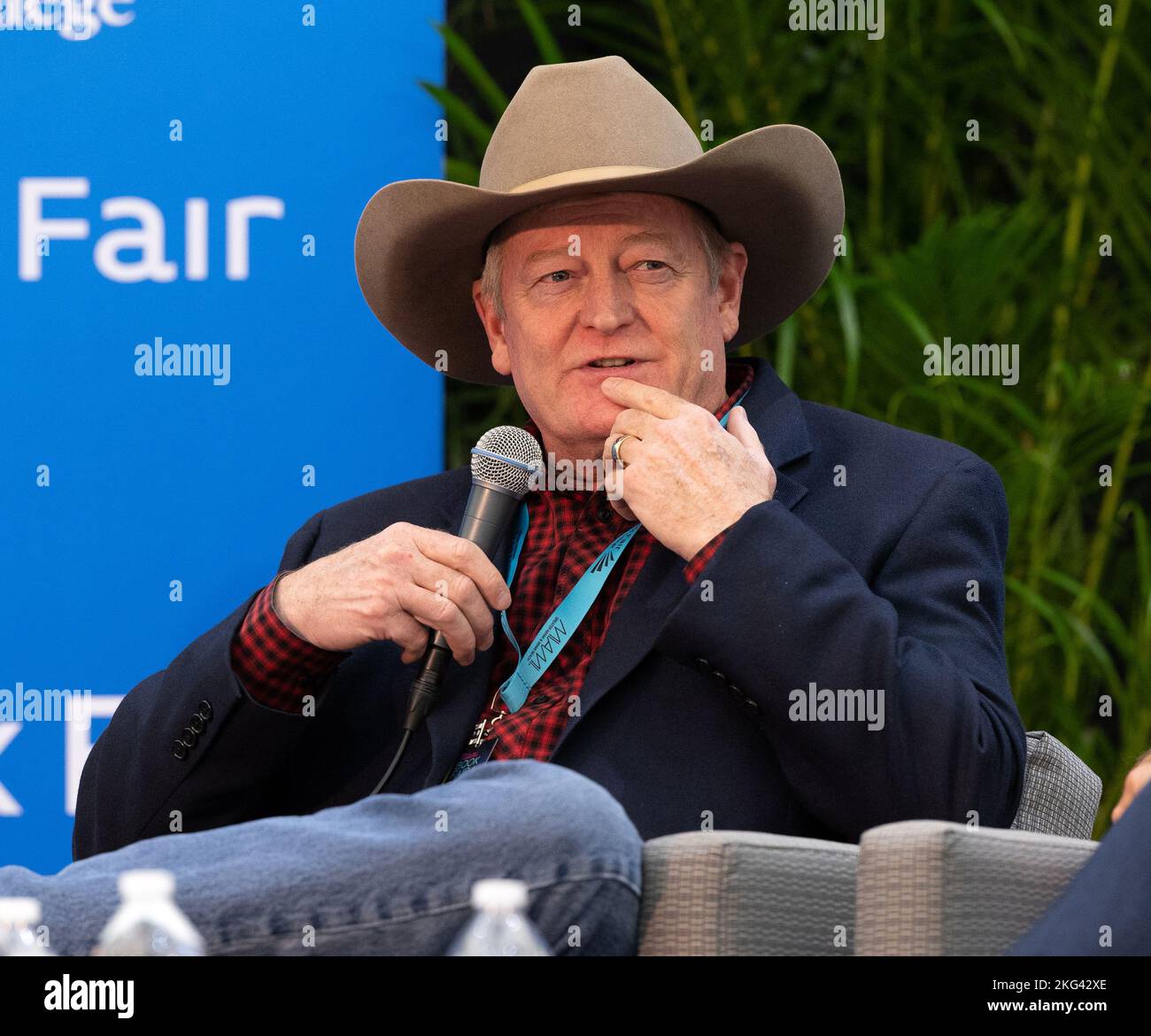 MIAMI, FL-NOV 19: Craig Johnson is seen during the Miami Book Fair on ...