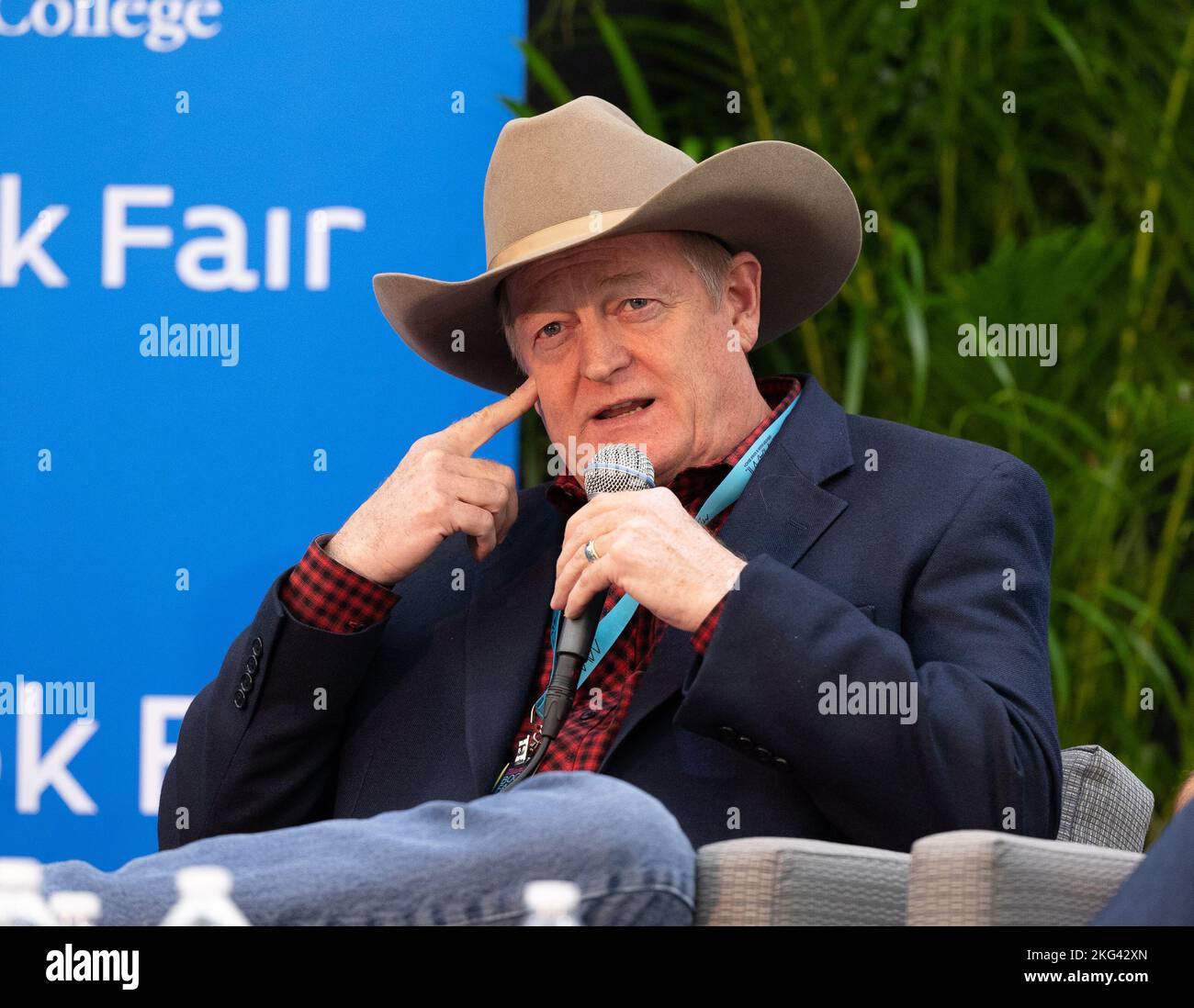 MIAMI, FL-NOV 19: Craig Johnson is seen during the Miami Book Fair on ...