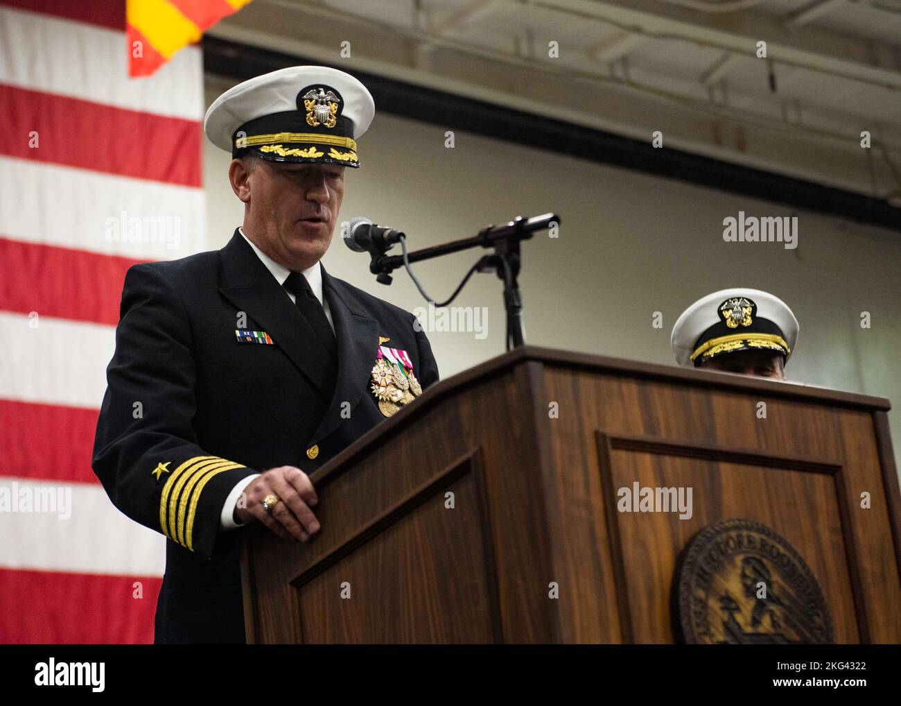 NAVAL BASE KITSAP-BREMERTON, Wash. (Oct. 28, 2022) – U.S. Navy Capt ...