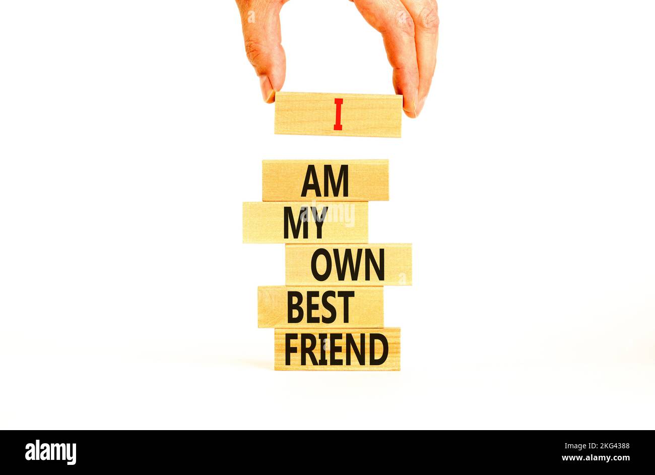 I am my own best friend symbol. Concept words I am my own best friend ...