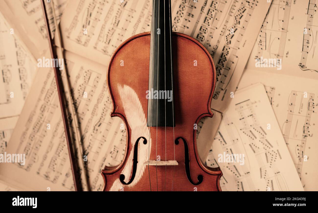 Violin Music Notes Wallpaper