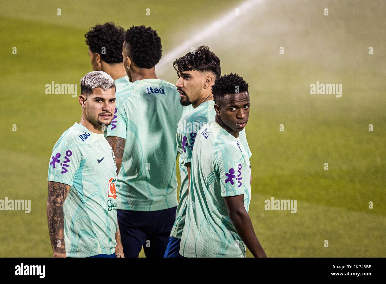 Qatar - 11/21/2022 - 2022 WORLD CUP, BRAZILIAN TEAM TRAINING - Lucas ...