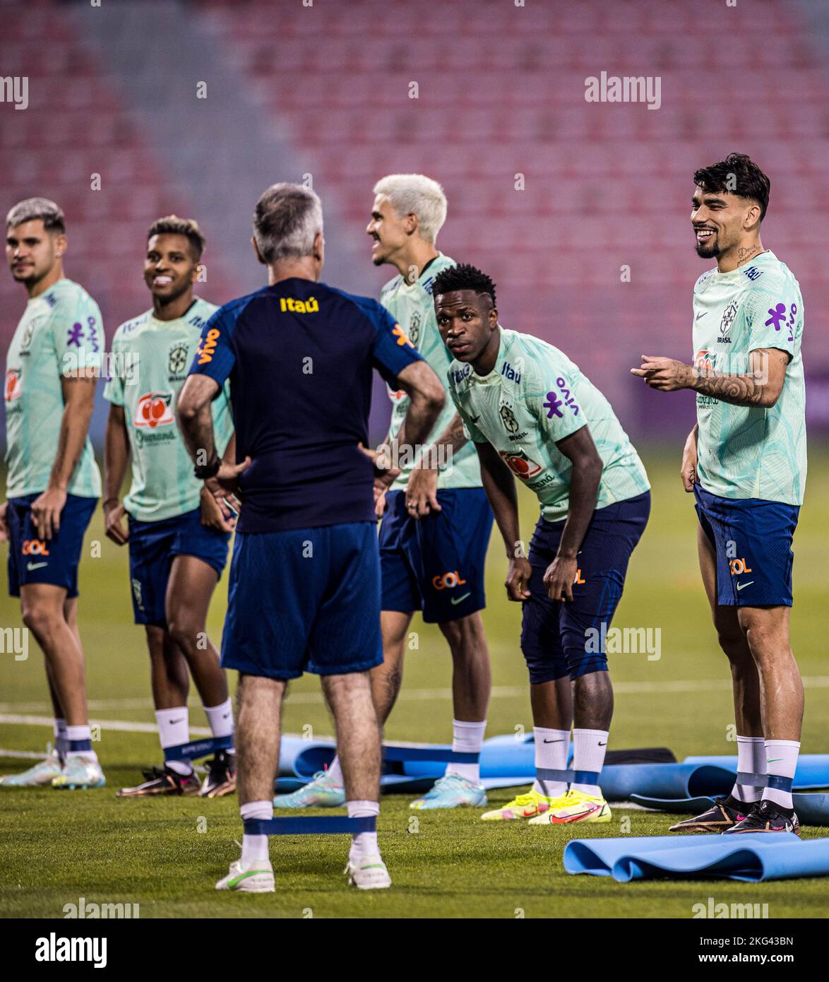 Qatar - 11/21/2022 - 2022 WORLD CUP, BRAZILIAN NATIONAL TEAM TRAINING ...