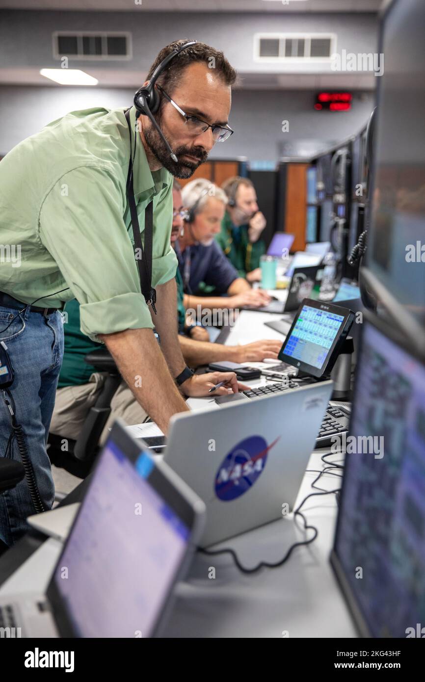 Artemis I Launch Simulation. Anton Kiriwas, a launch project engineer ...