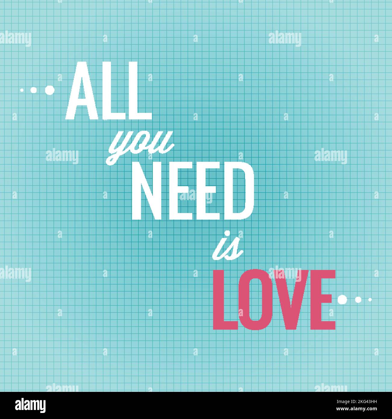 Love is all you need minimal hi-res stock photography and images - Alamy