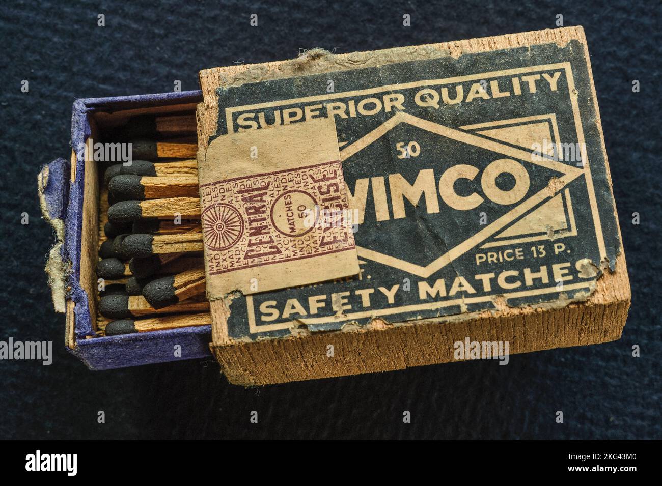 12 25 2917 Vintage matchbox from 1960's Studio shot Lokgram Kalyan ...