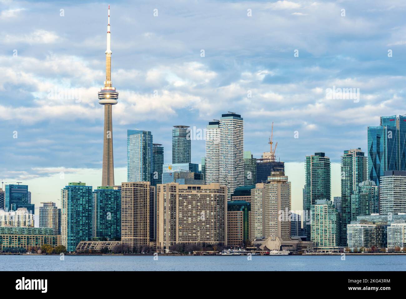 Toronto skyline from Ward's Island, Toronto Islands Stock Photo - Alamy