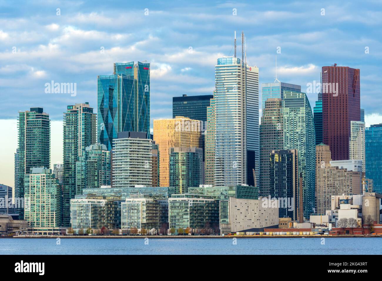 Modern buildings and skyscrapers in Toronto downtown, Ontario, Canada ...