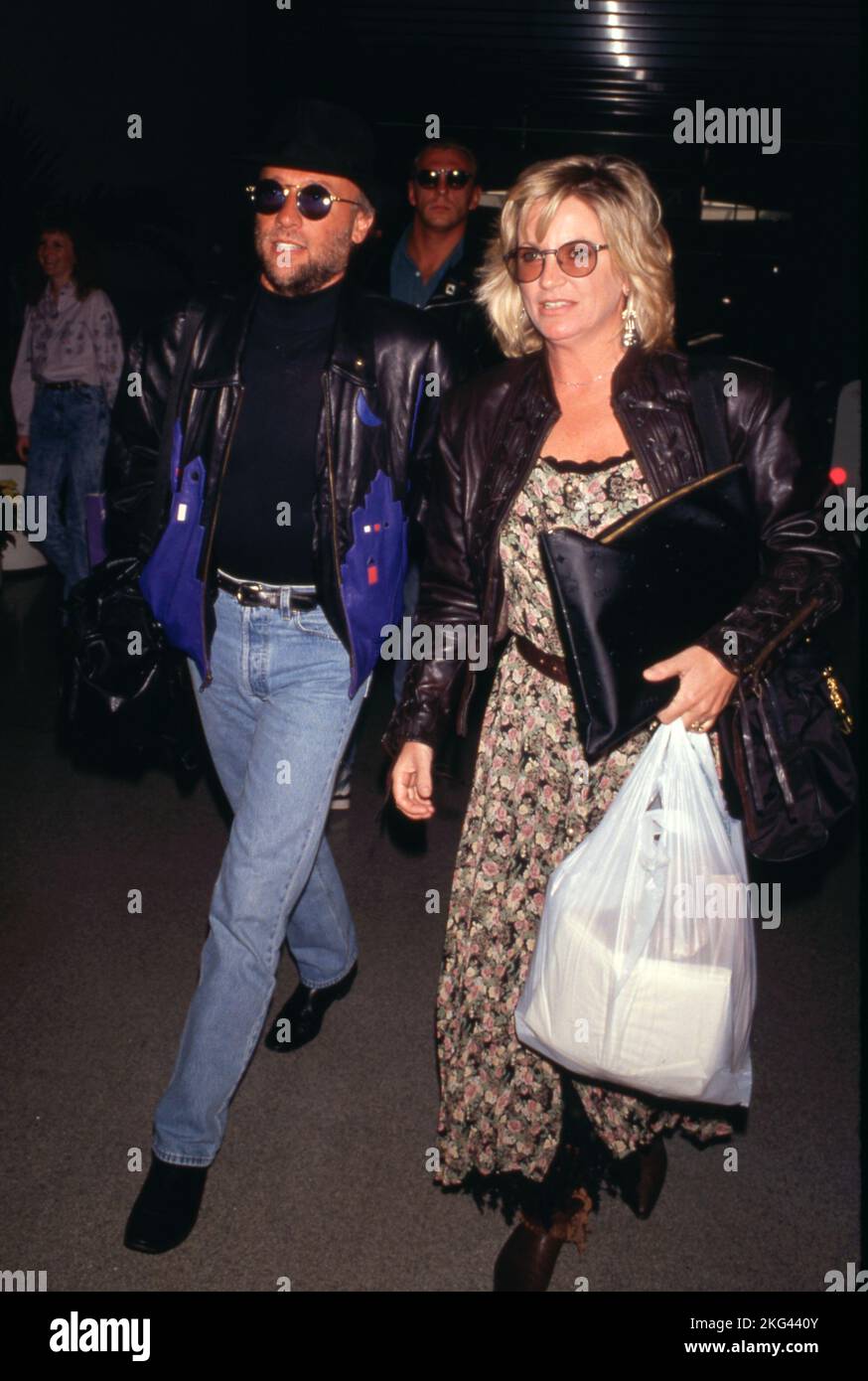 Maurice Gibb and wife Yvonne Gibb Circa 1990's . Credit: Ralph ...