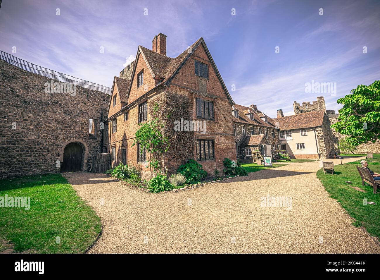 Framlingham - May 22 2022: Medieval Castle of Framlingham, England ...
