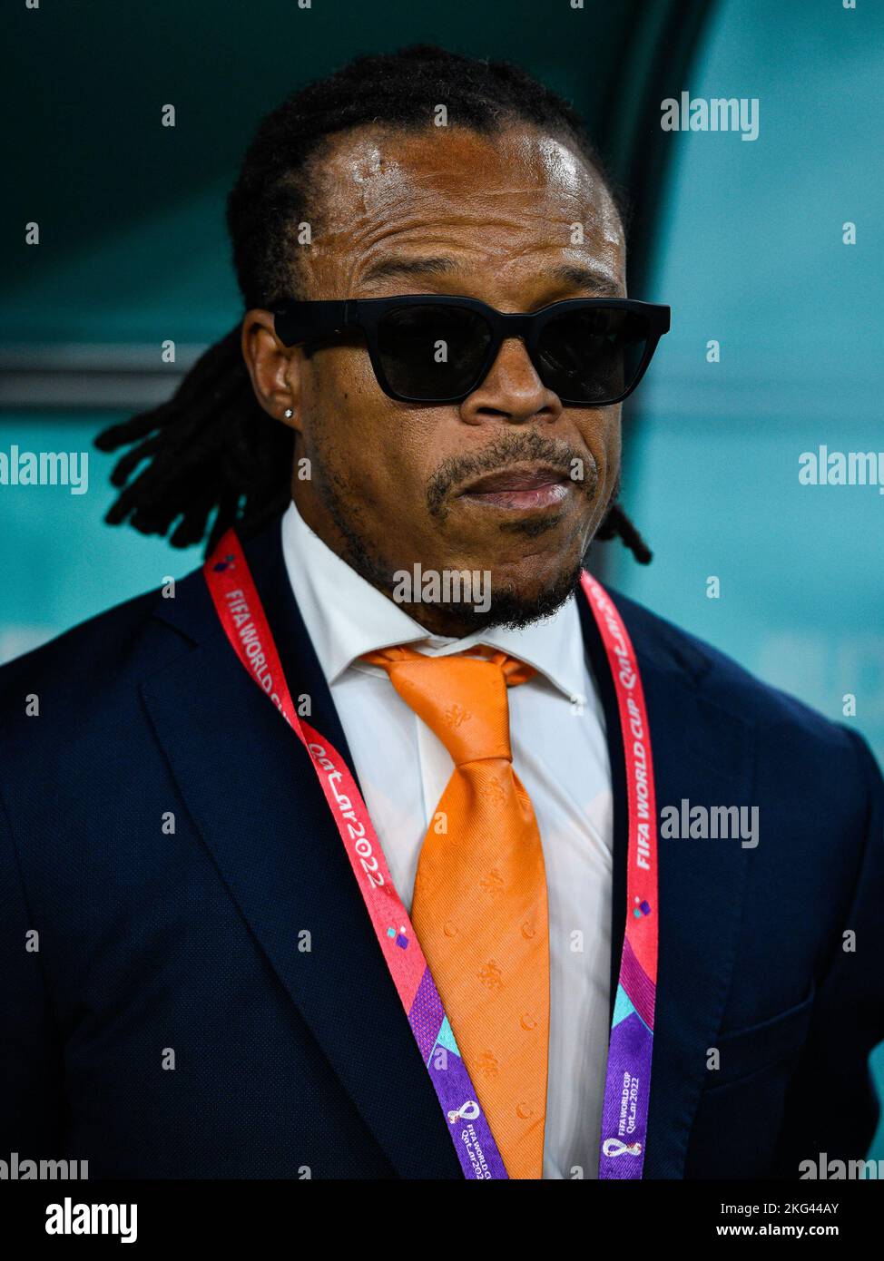 DOHA, QATAR - NOVEMBER 21: Assistant coach Edgar Davids of the ...