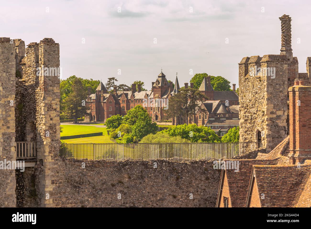 Framlingham - May 22 2022: Medieval Castle of Framlingham, England ...
