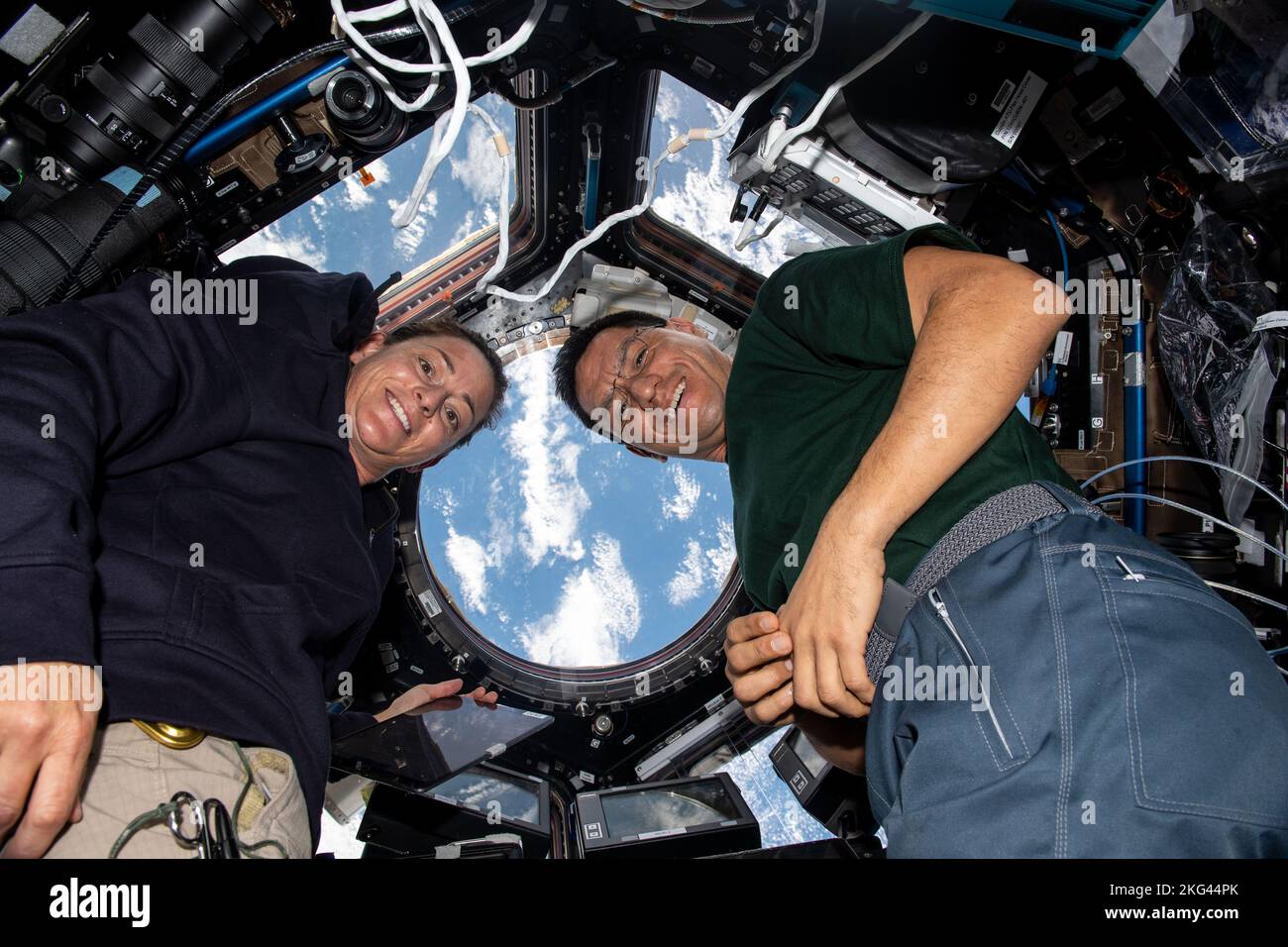 . iss068e020602 (Nov. 3, 2022) --- NASA astronauts Nicole Mann and ...