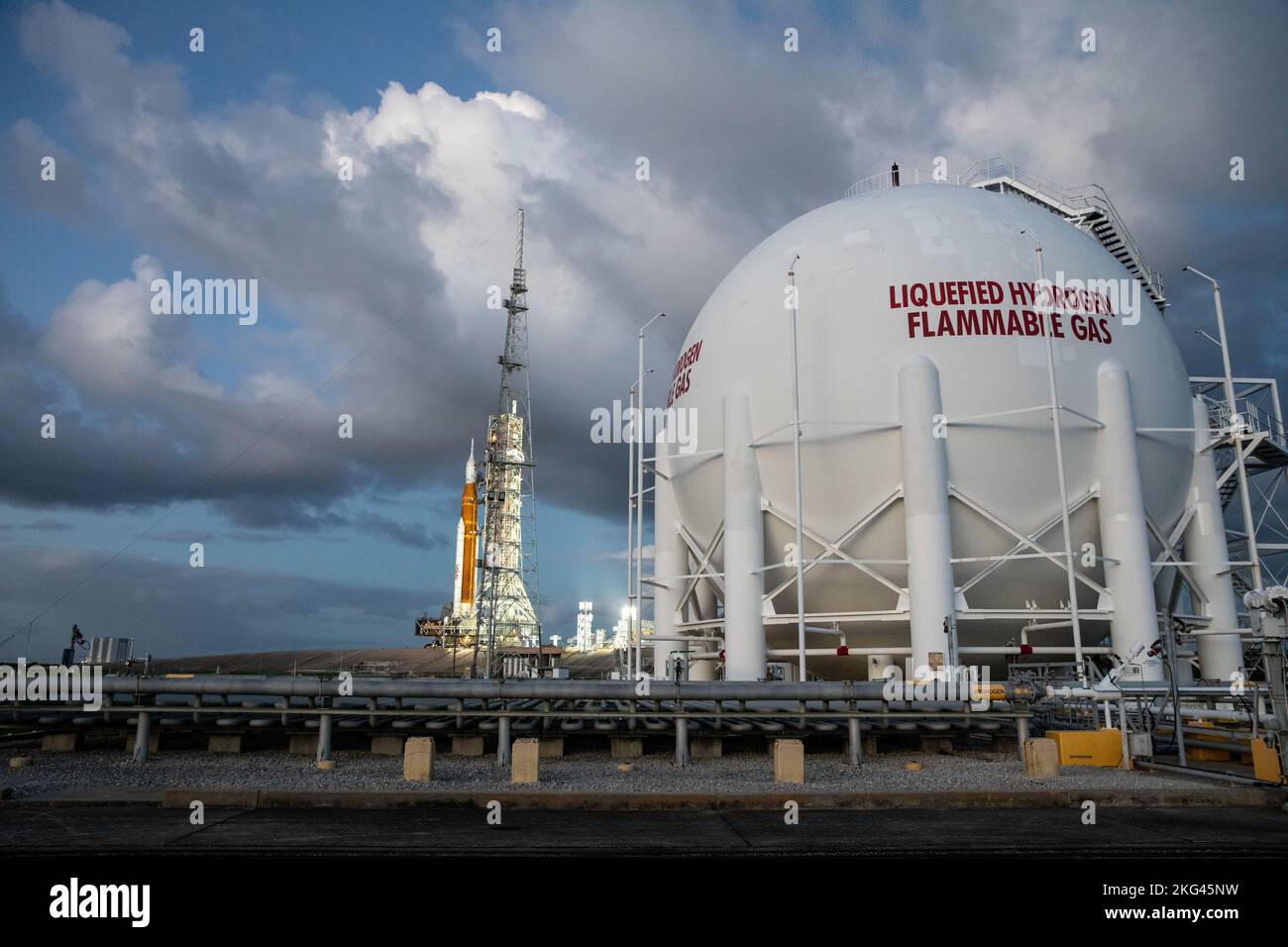 Artemis I Rollout for Launch. NASA’s Space Launch System (SLS) rocket ...