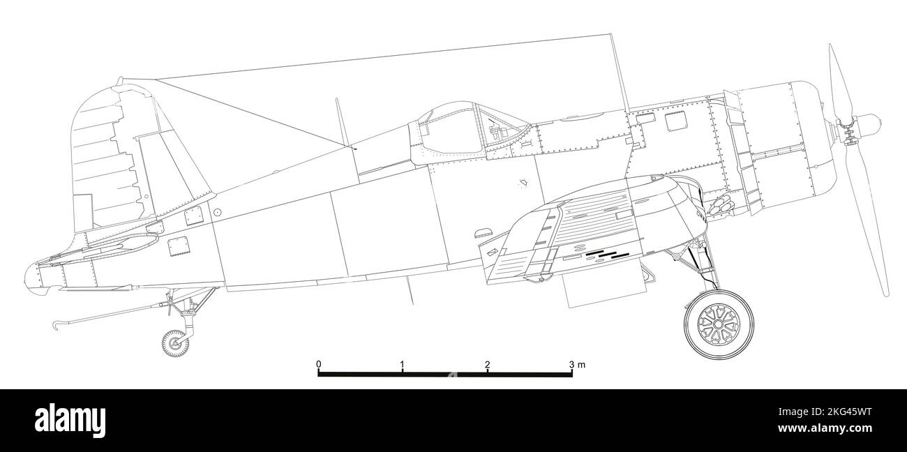 Vought F4U-1A Corsair Stock Photo - Alamy