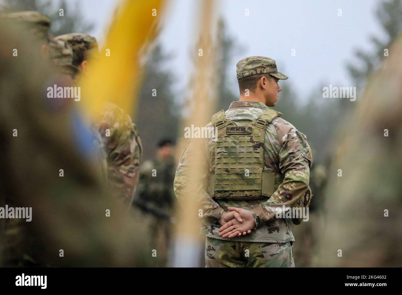 U.S. Army Capt. Mack Azbell, commander of Ares Company, 1st Battalion ...