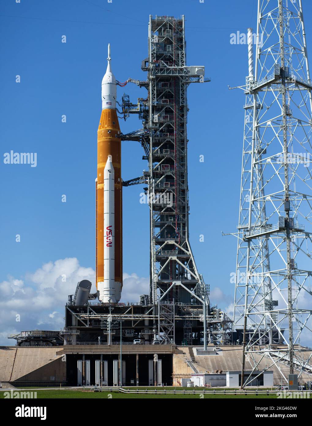 Launch Orion Spacecraft On Launch Pad