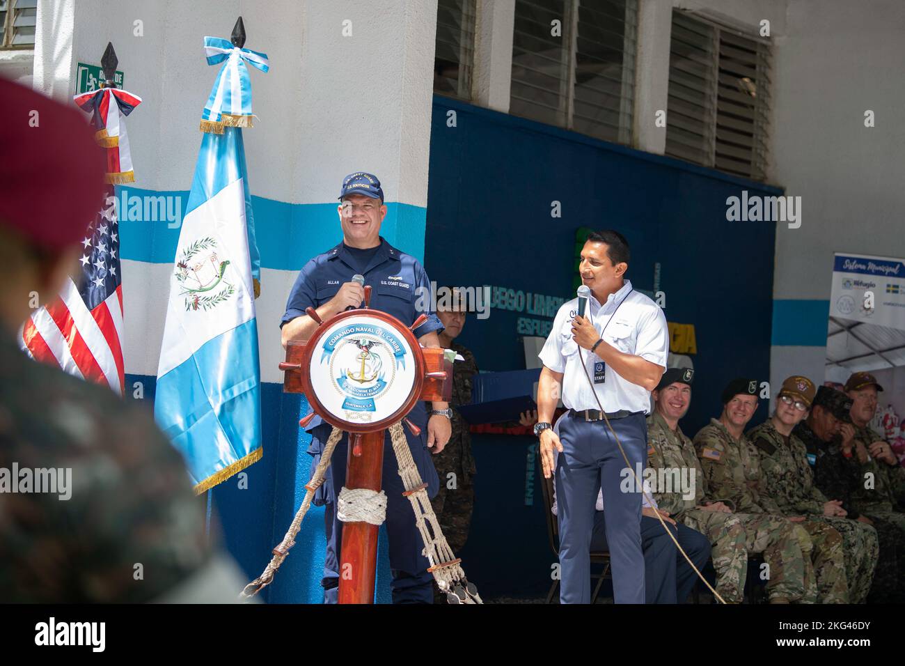 PUERTO BARRIOS, Guatemala (Oct. 28, 2022)— U.S. Coast Guard Rear Adm ...