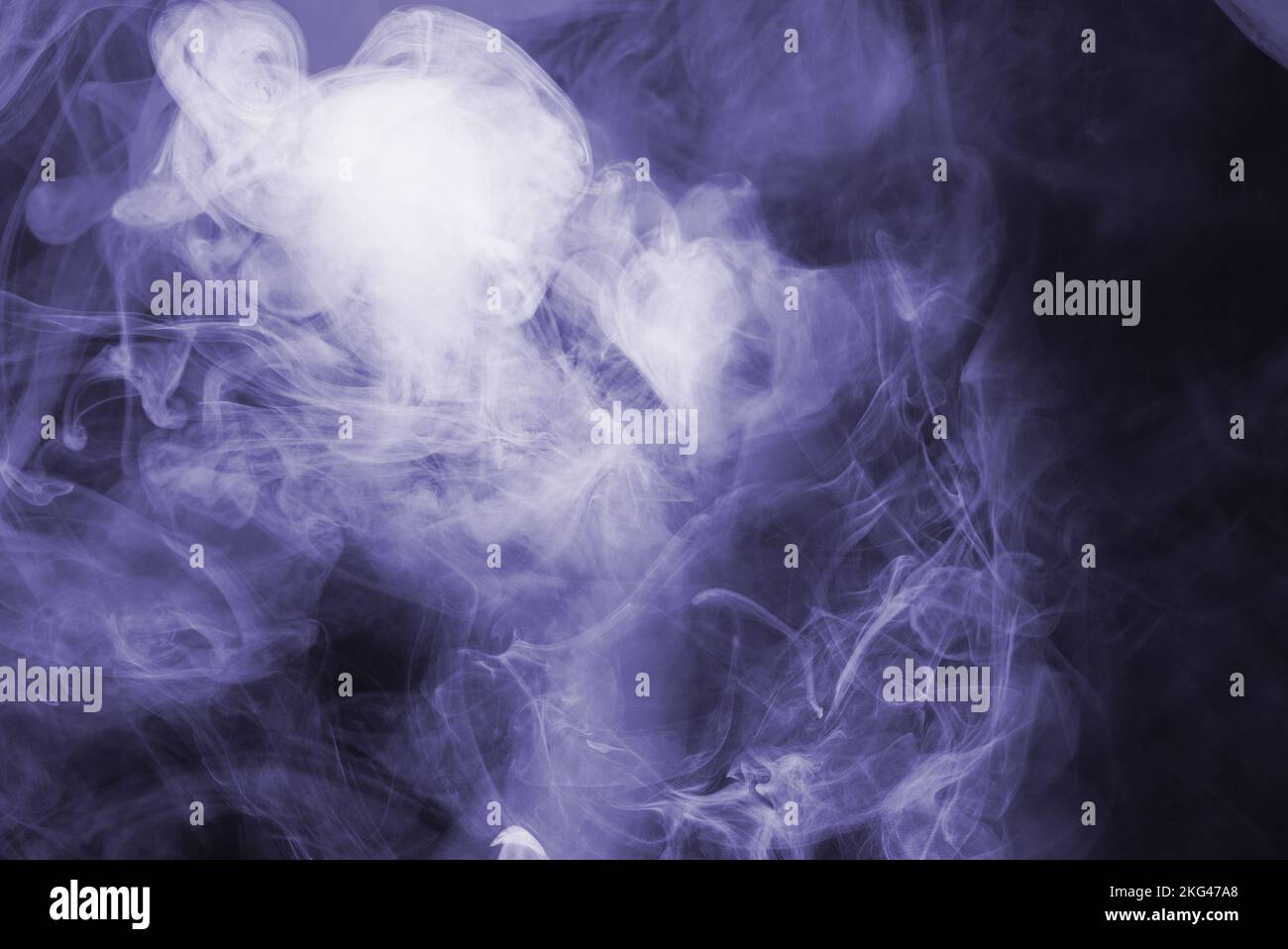 White steam on a black background. Copy space Stock Photo - Alamy