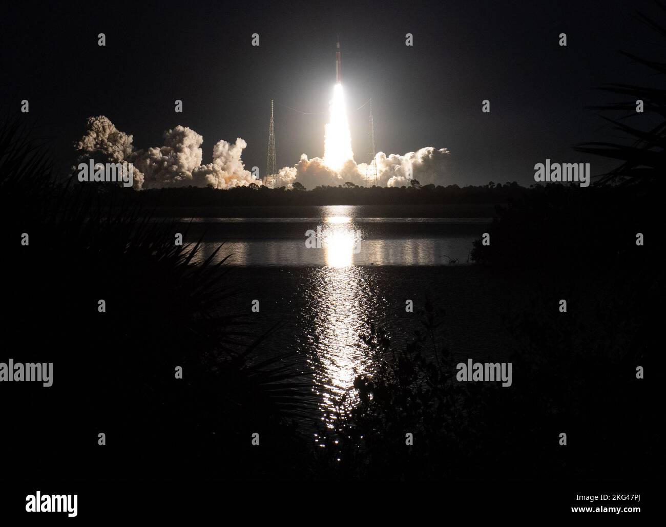Artemis I Launch. NASA’s Space Launch System rocket carrying the Orion ...