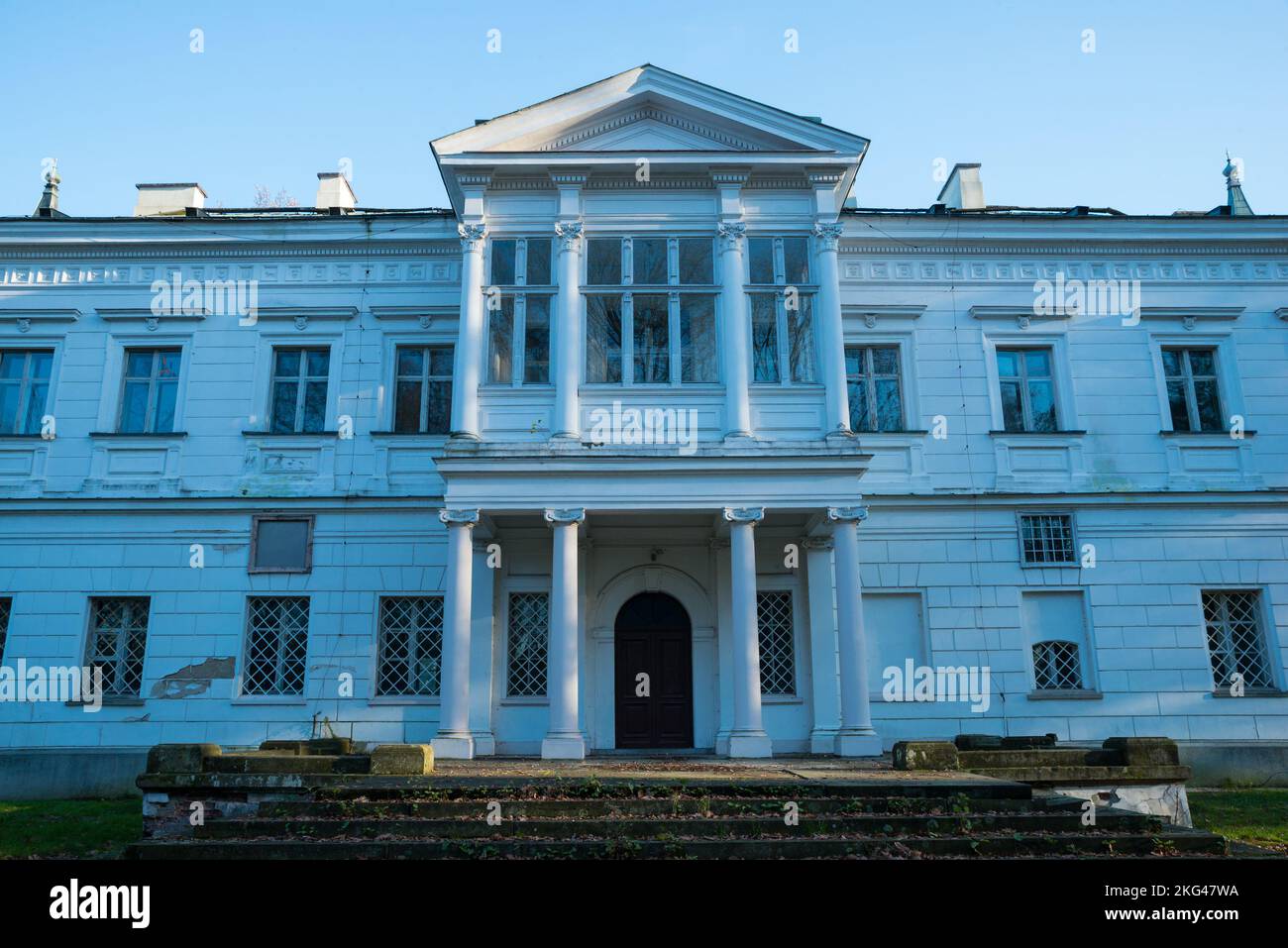 Palace in Falenty, Gmina Raszyn, within Pruszków County, Masovian ...
