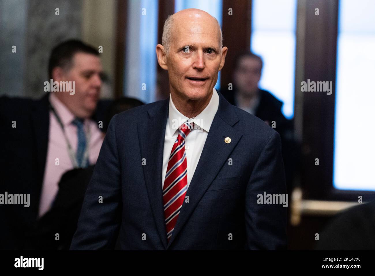 UNITED STATES - NOVEMBER 16: Sen. Rick Scott, R-Fla., arrives to the U ...