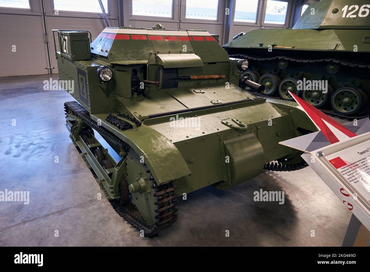 Soviet tankette T-27 Stock Photo - Alamy