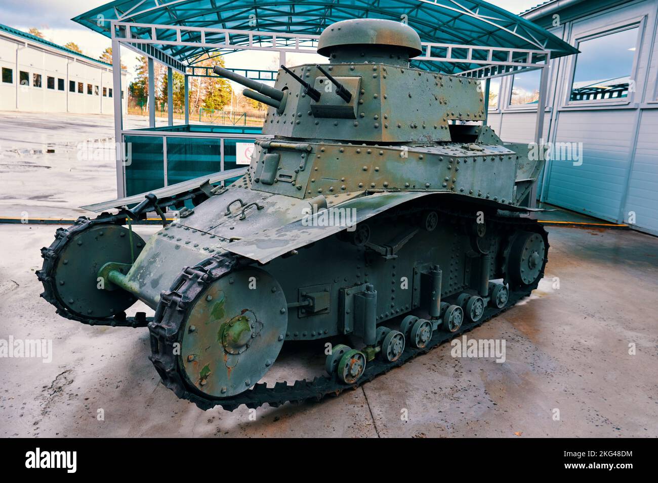 Russian light tank T-18 (aka MS-1 Stock Photo - Alamy