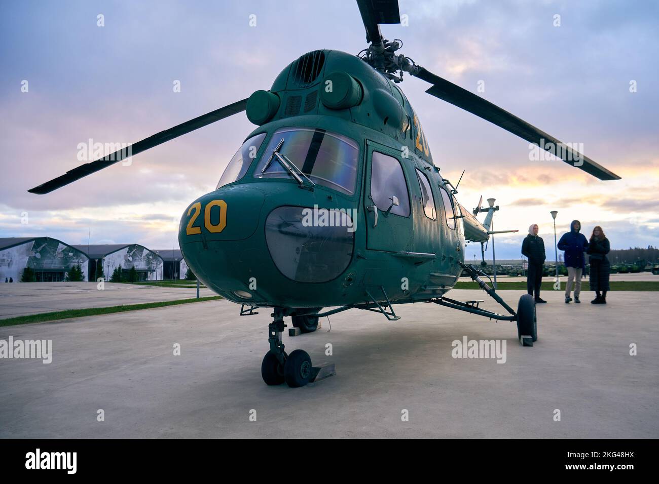 Russian multi-purpose helicopter Mi-2 Stock Photo - Alamy