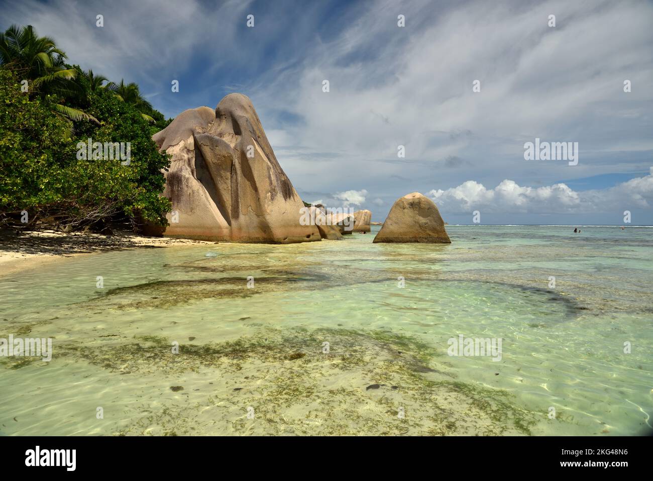 A picture of the beautiful Seychelles island in the Indian Ocean Stock ...