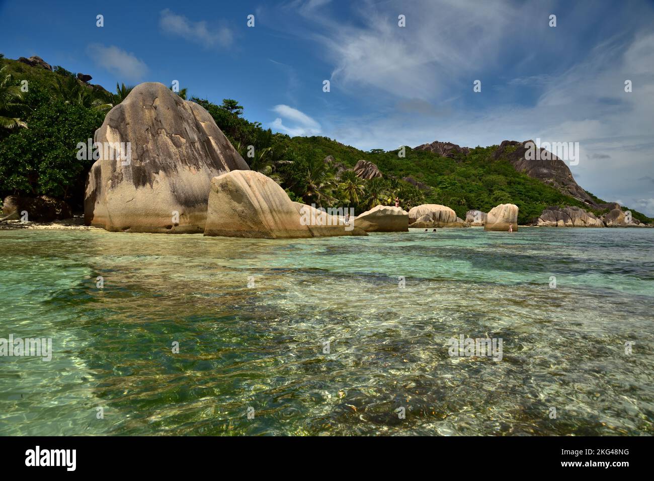A picture of the beautiful Seychelles island in the Indian Ocean Stock ...