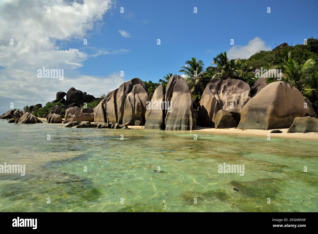 A picture of the beautiful Seychelles island in the Indian Ocean Stock ...