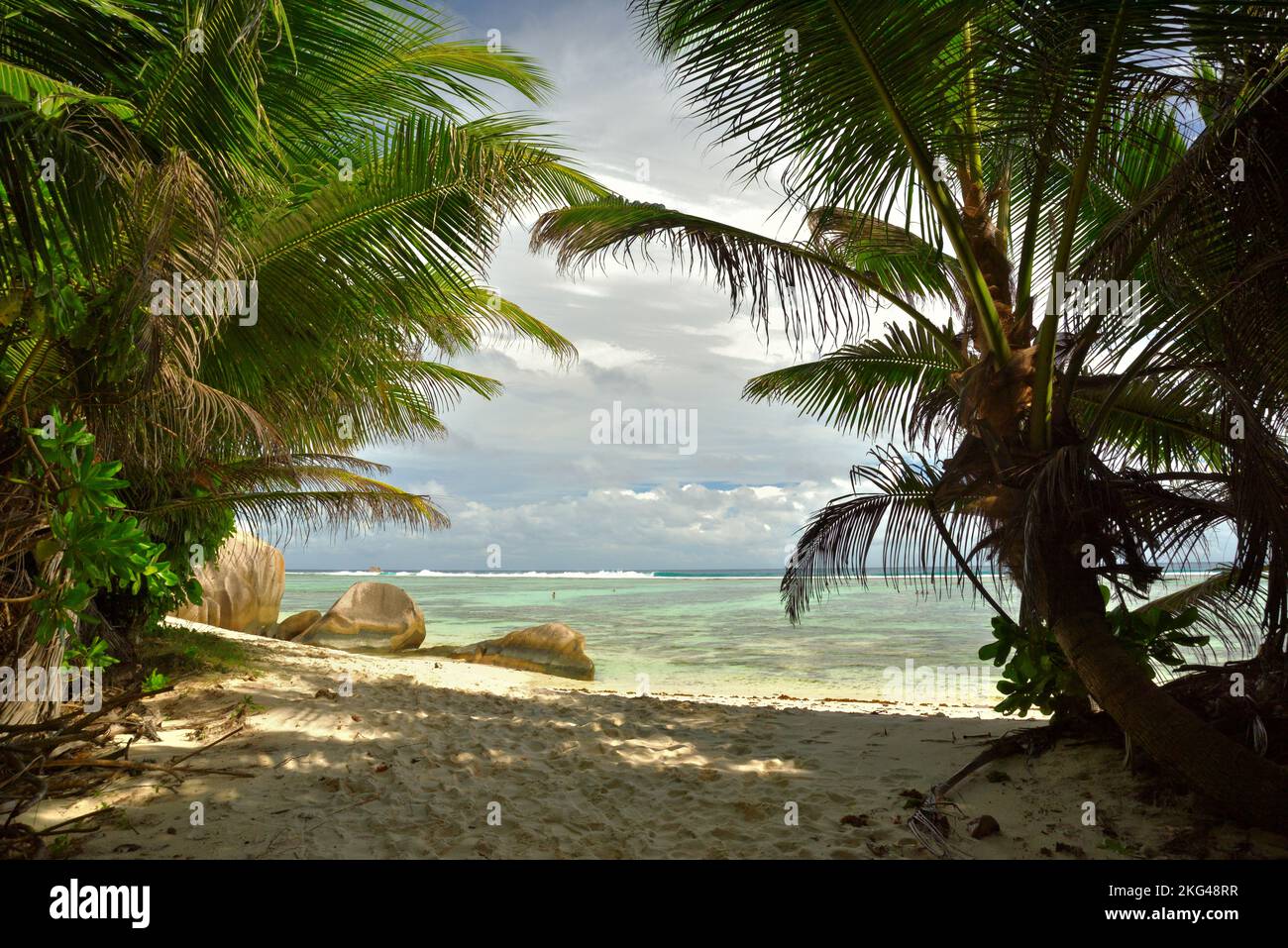 A picture of the beautiful Seychelles island in the Indian Ocean Stock ...
