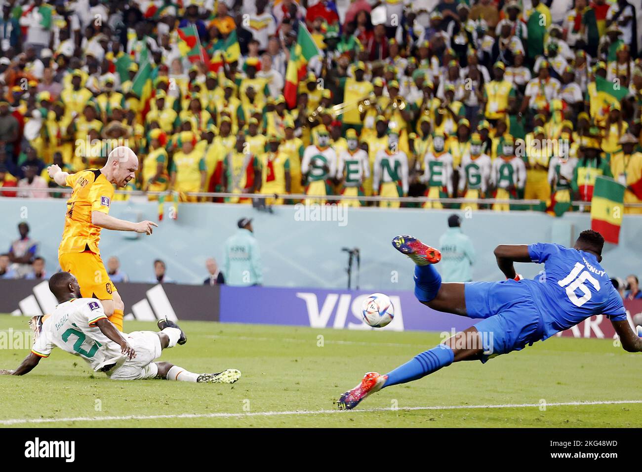 DOHA, 21-11-2022 Al Thumama Stadium World Cup 2022 in Qatar game ...