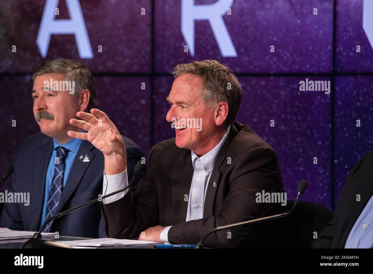 Artemis I Post Launch News Conference. A postlaunch news conference is ...