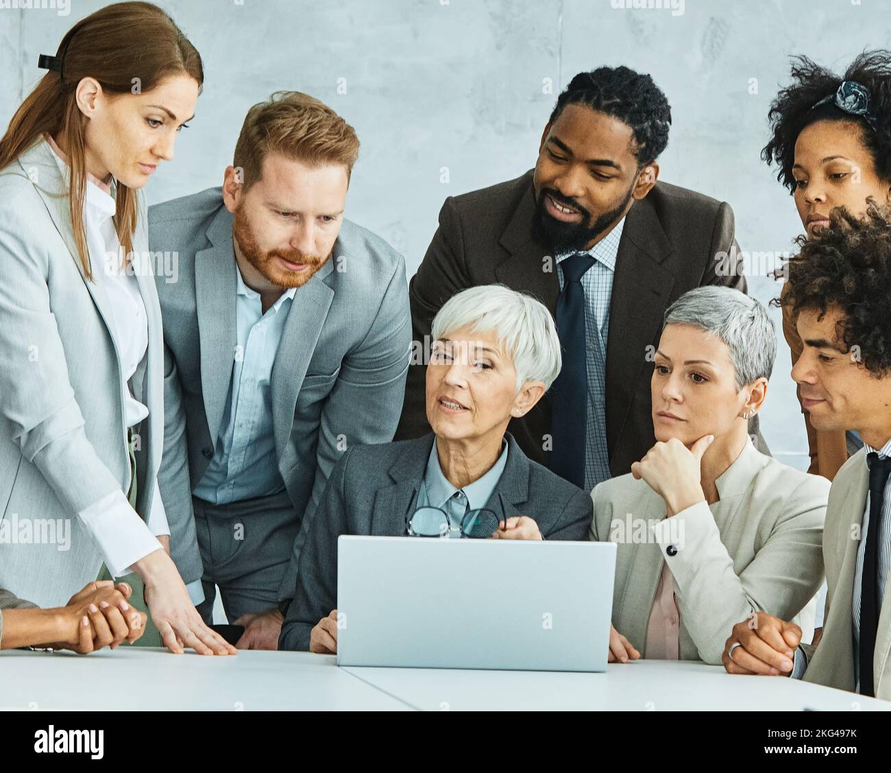 Diverse Group Of Older People