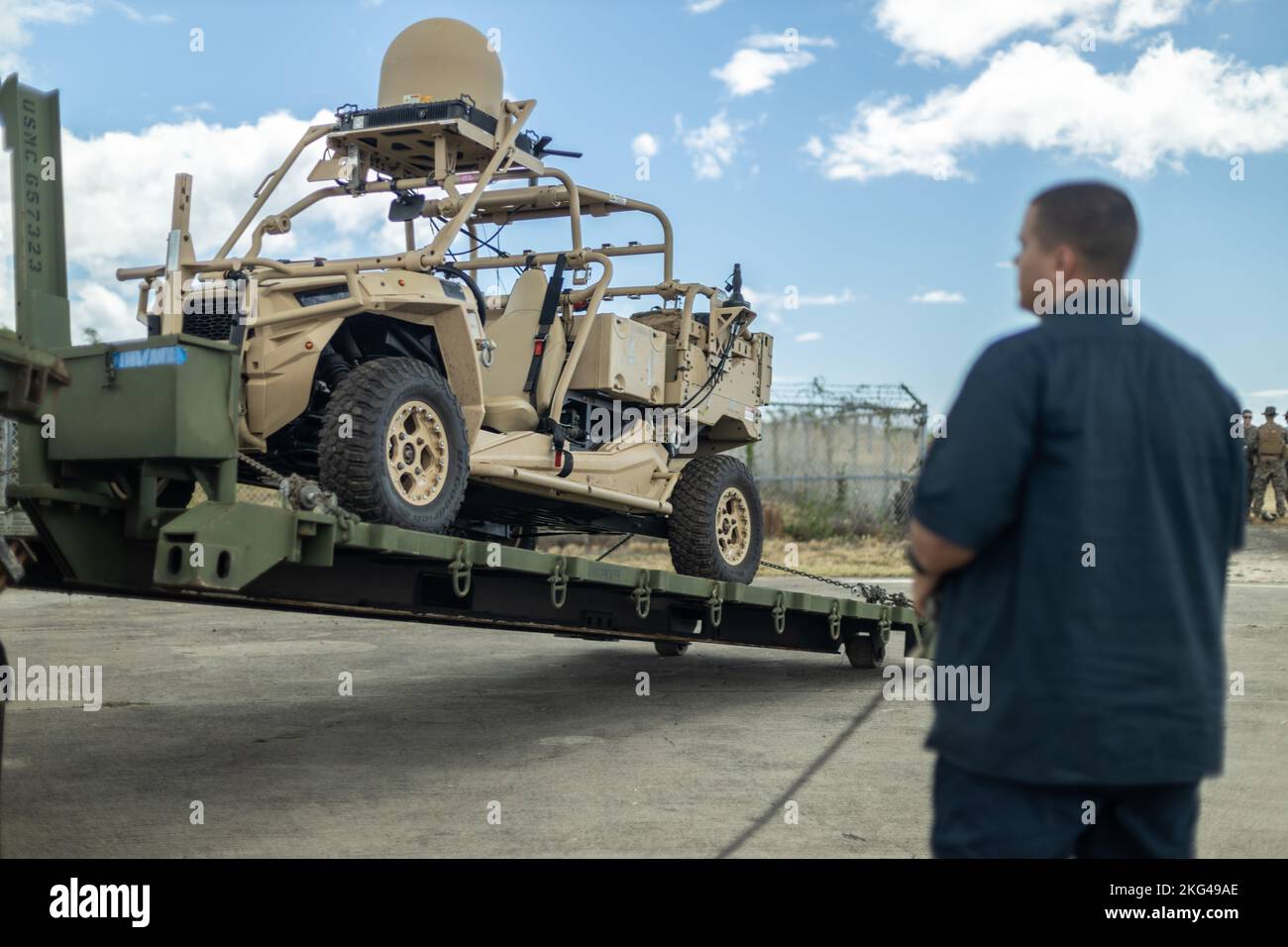 U.S. Marine Corps Lance Cpl. Darnelle Vanslyke, a motor transport ...