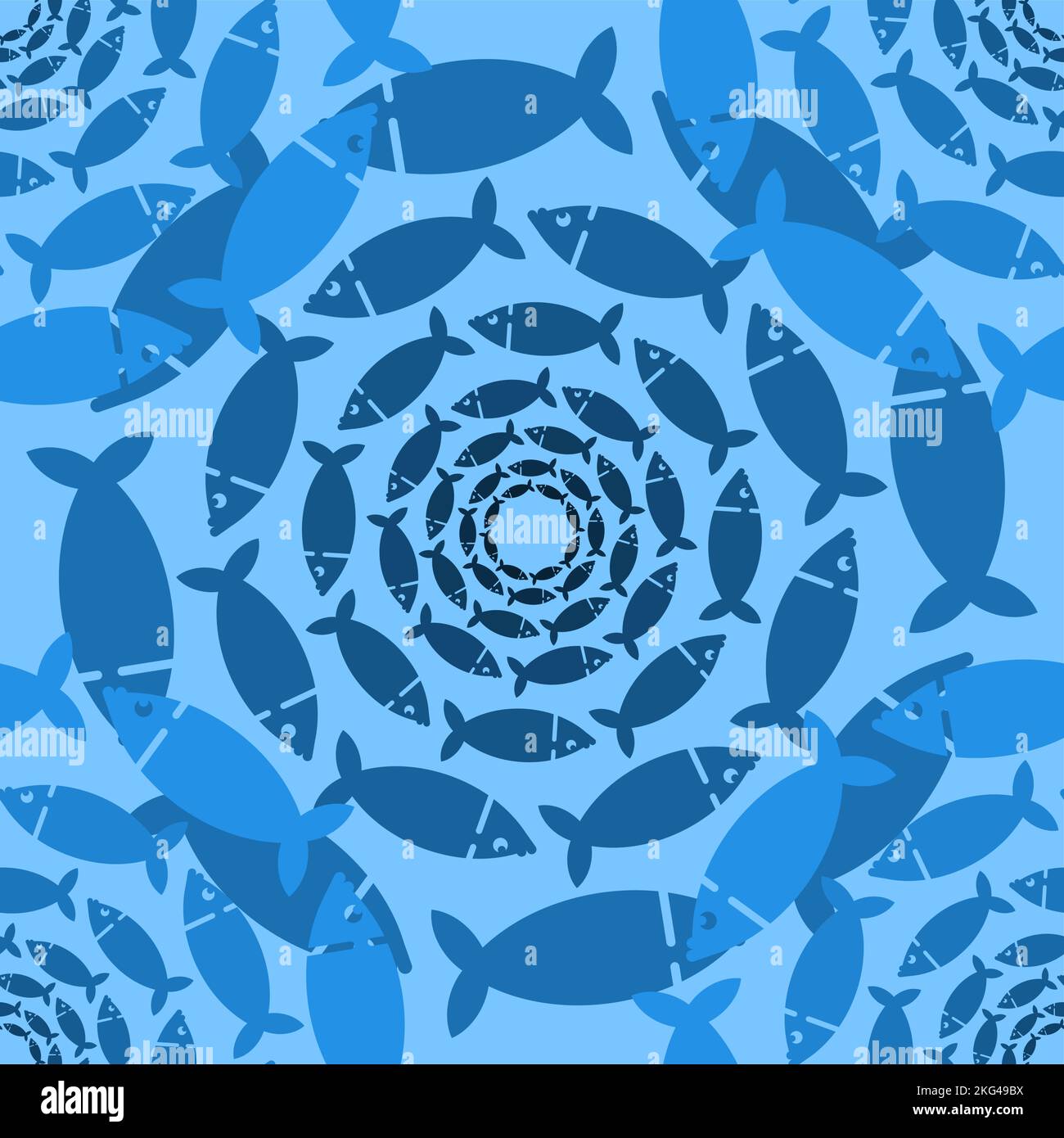 Circular Pattern Fish at Jessica Dell blog